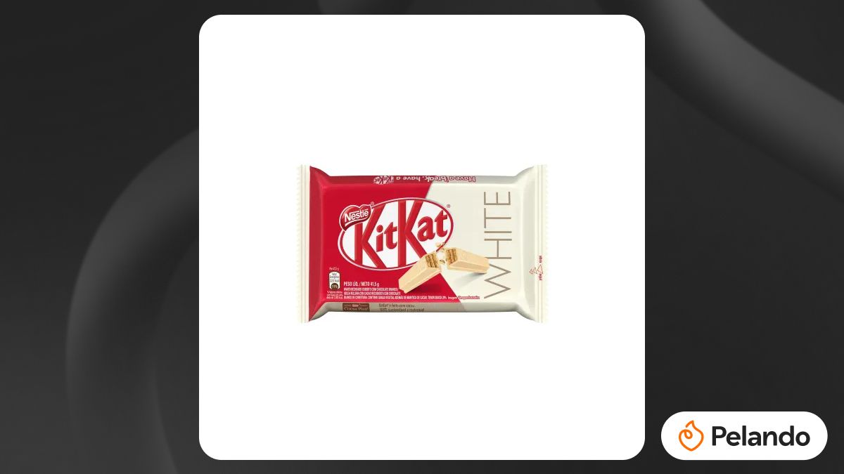 Por R$ 9,00: 12 Chocolates KITKAT 4 Fingers White 41,5g | Pelando