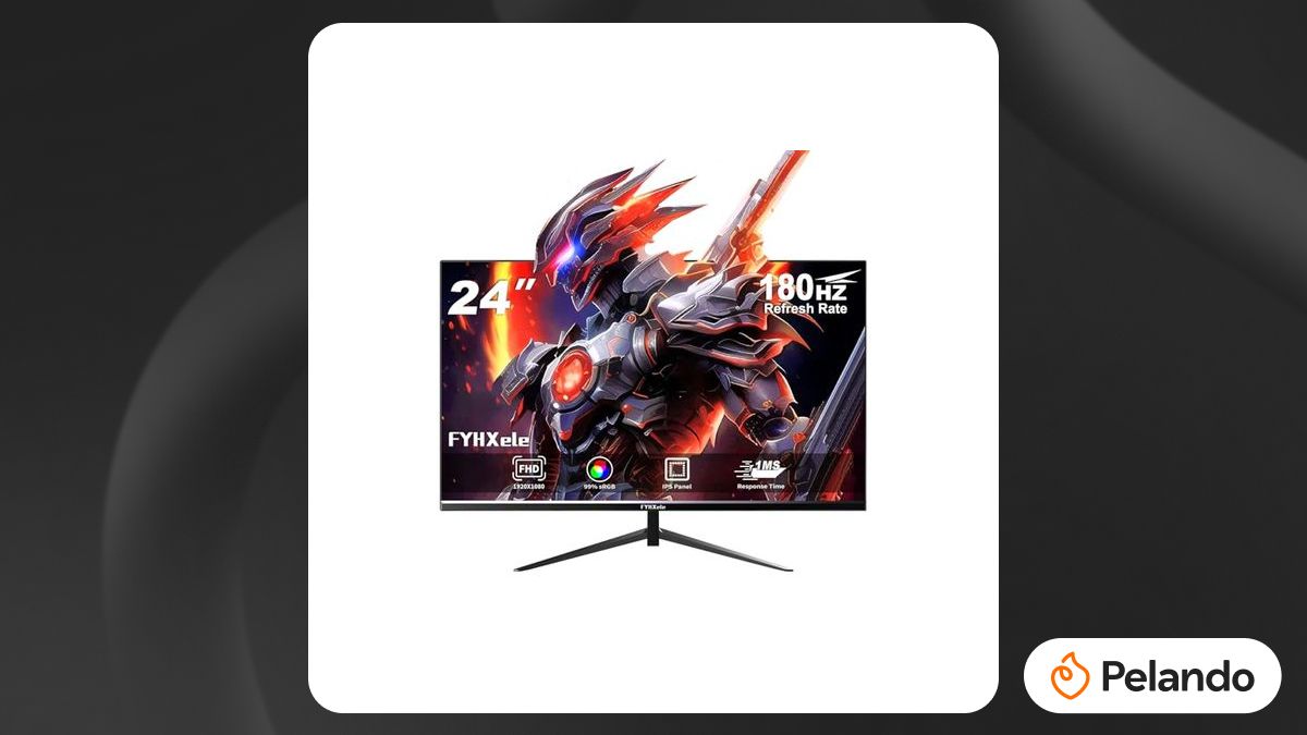 Por R$ 899: Monitor Gamer FYHXele FY24FHR, 24 Pol, IPS, FHD, 1ms 180Hz ...