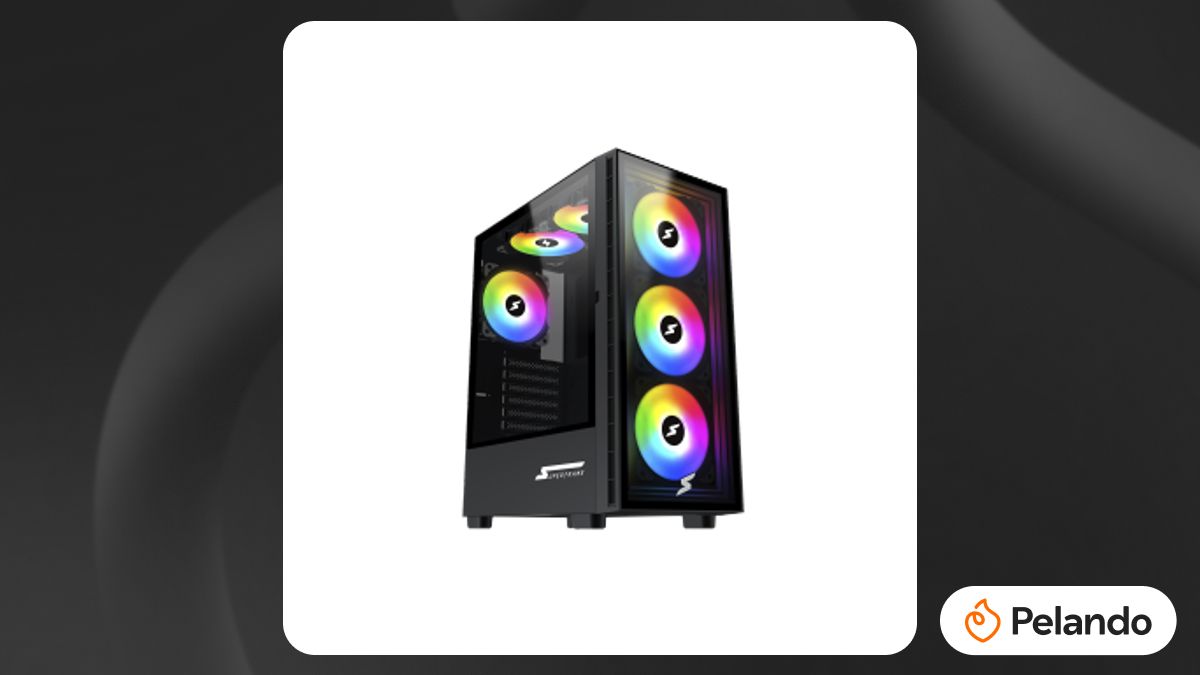 Por R$ 199: Gabinete Gamer SuperFrame Strider, Mid Tower, Vidro ...