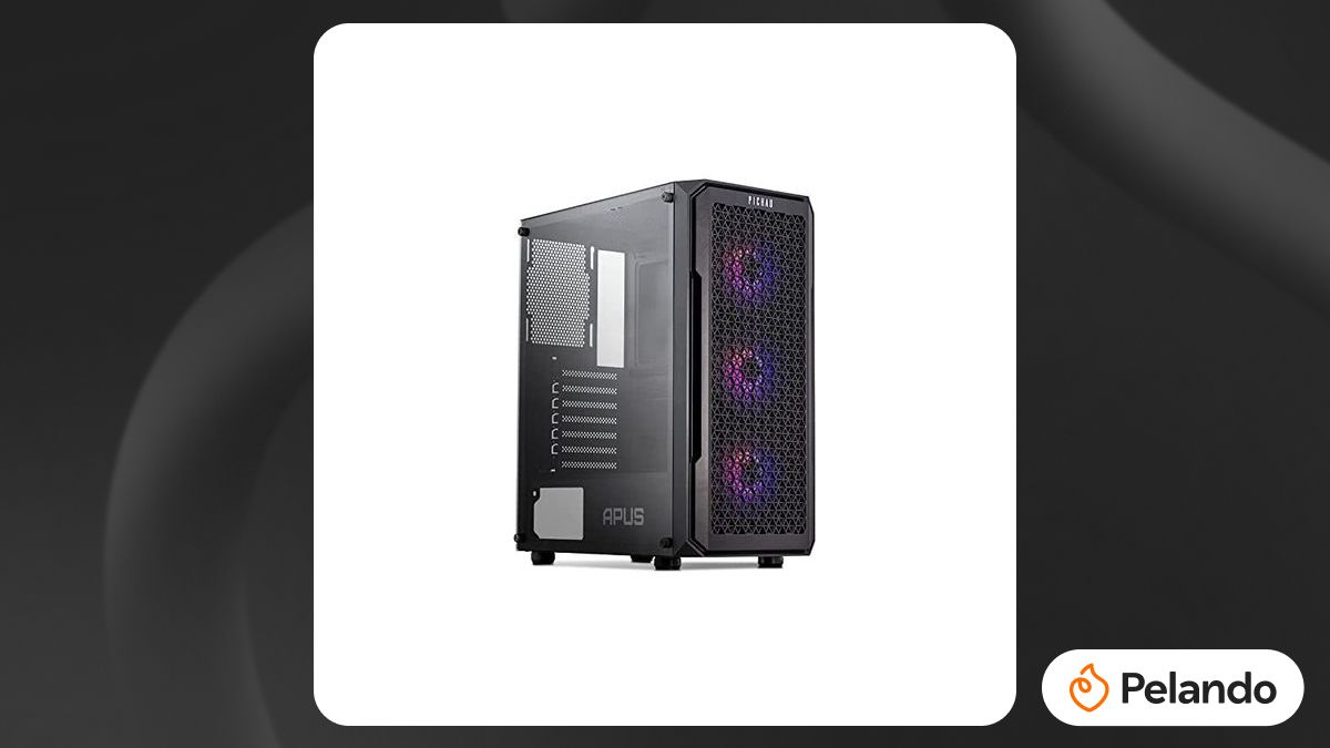 Por R$ 252: Gabinete Gamer Pichau Apus RGB, Mid-Tower, Lateral de Vidro ...