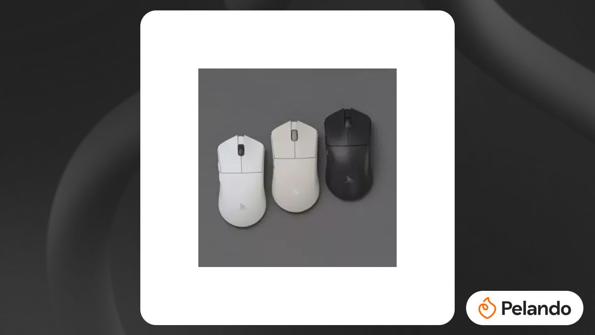 Por R$ 179: Mouse Sem Fio Motospeed Darmoshark M3 - Sensor PMW 3395 ...