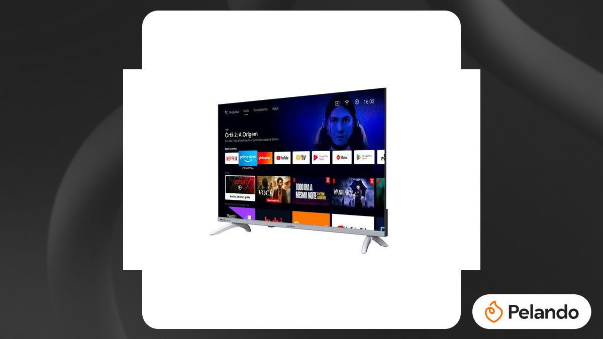Por R$ 759: Smart TV 32 Britânia BTV32G23AGSSGBLH LED Dolby Audio | Pelando