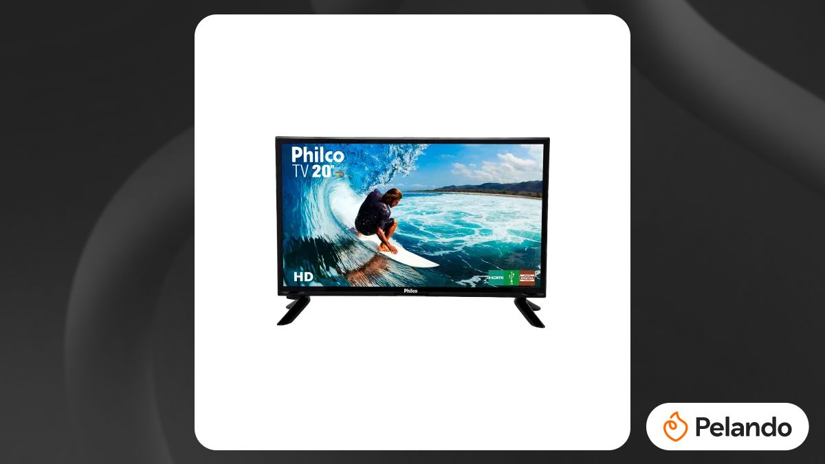 Por R$ 529: TV LED 20" Philco PH20M91D HD Conversor Digital Integrado 1 ...