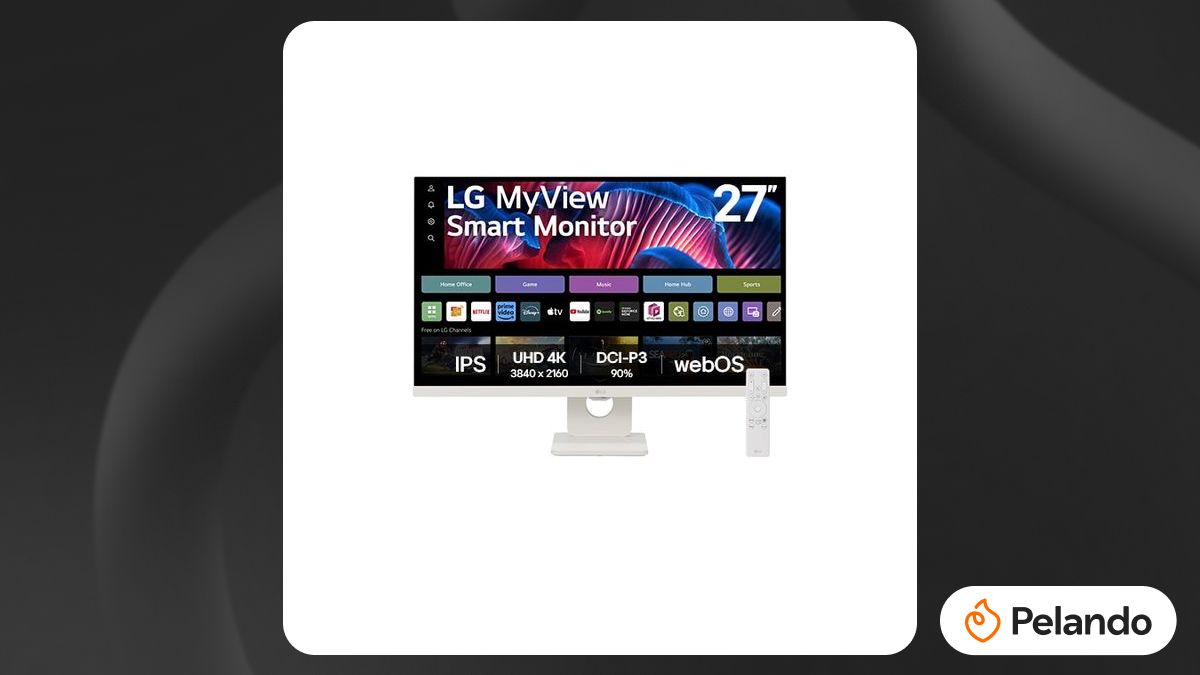 Por R$ 1.839: Monitor LG MyView Smart 27SR73U-W Tela IPS 4K 27, WebOS, ThinQ Home, Air Play ...