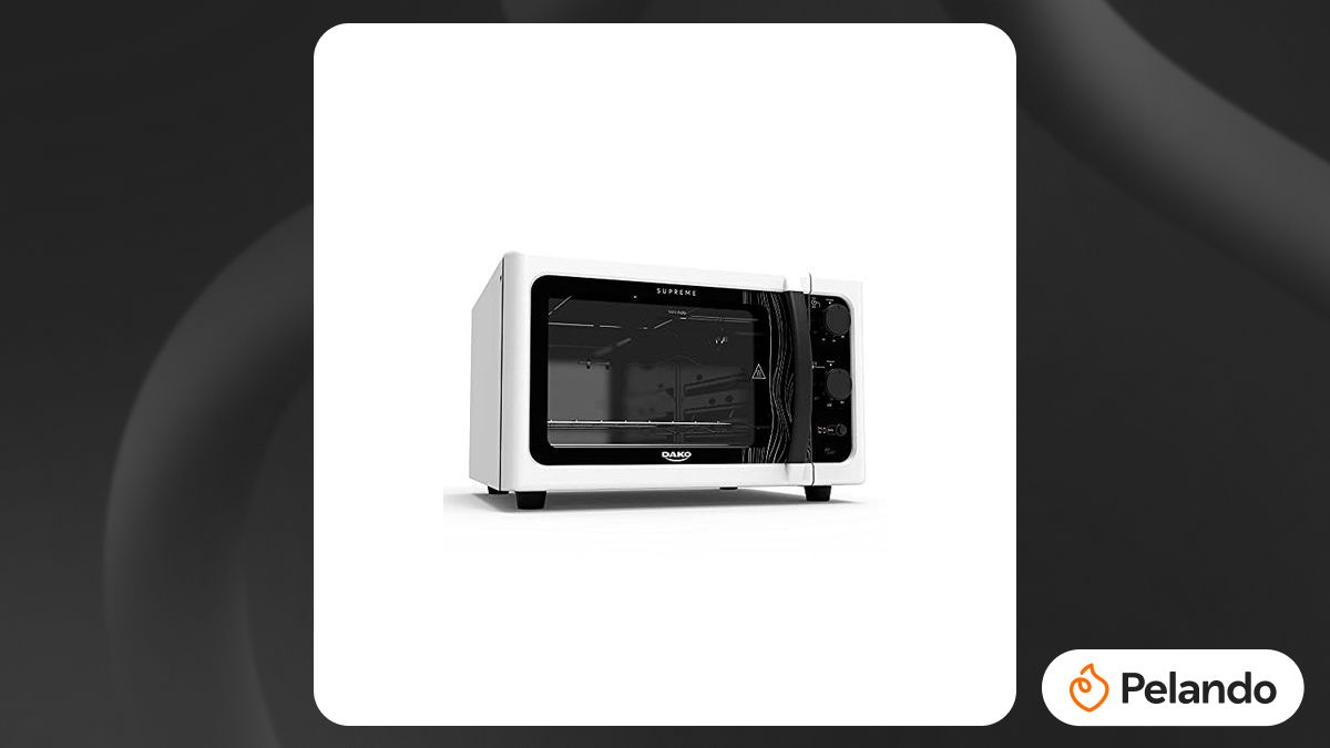 Por R$ 519: Forno de bancada elétrico Dako Supreme Branco 44 litros com grill dourador - 127v ...