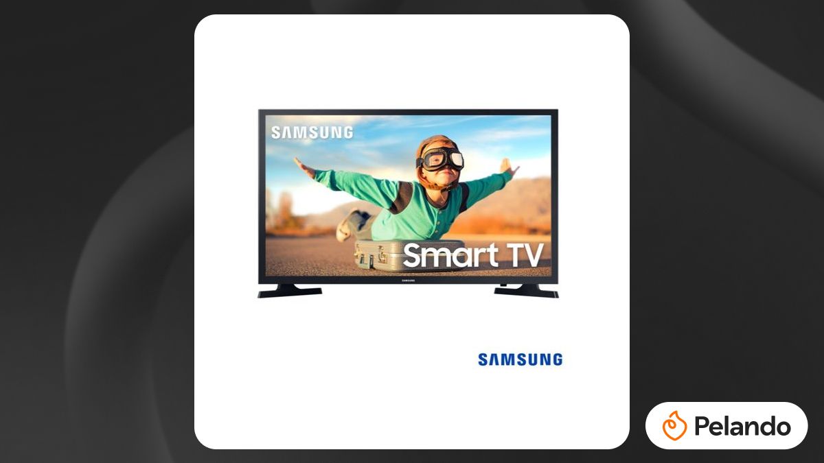 Por R$ 1.289: Samsung Smart TV Tizen HD T4300 32" 2020, HDR | Pelando