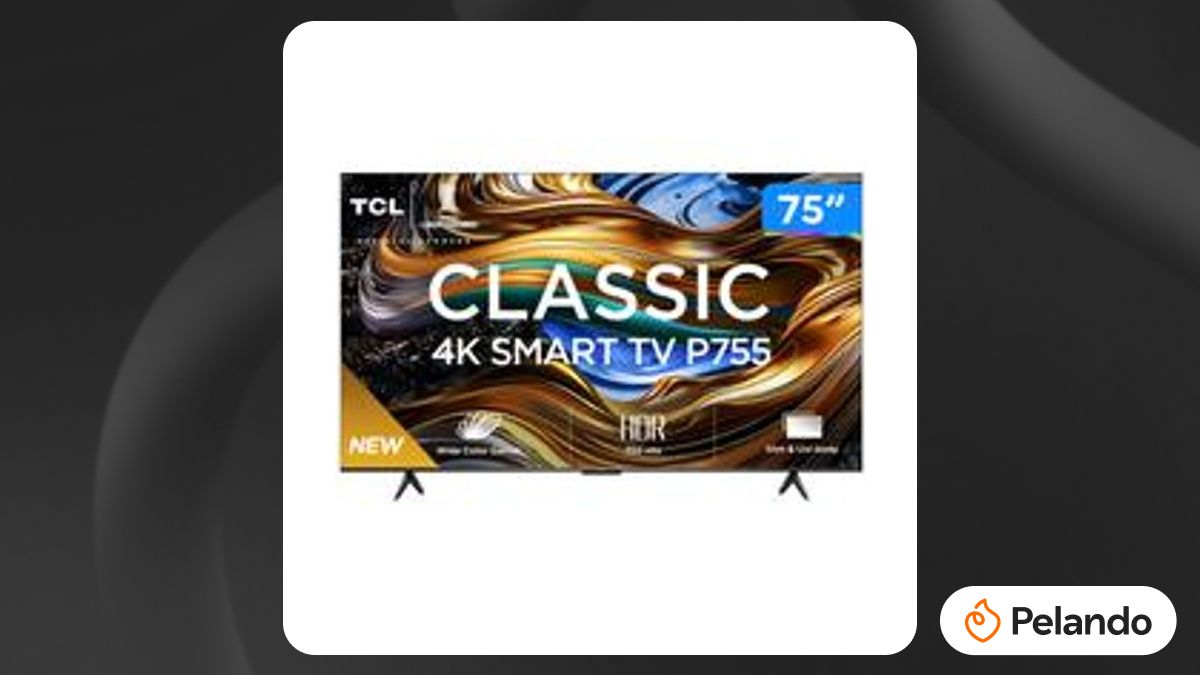 Por R$ 3.742: Smart TV 75 4K UHD LED TCL 75P755 Wi-Fi Bluetooth 3 HDMI ...