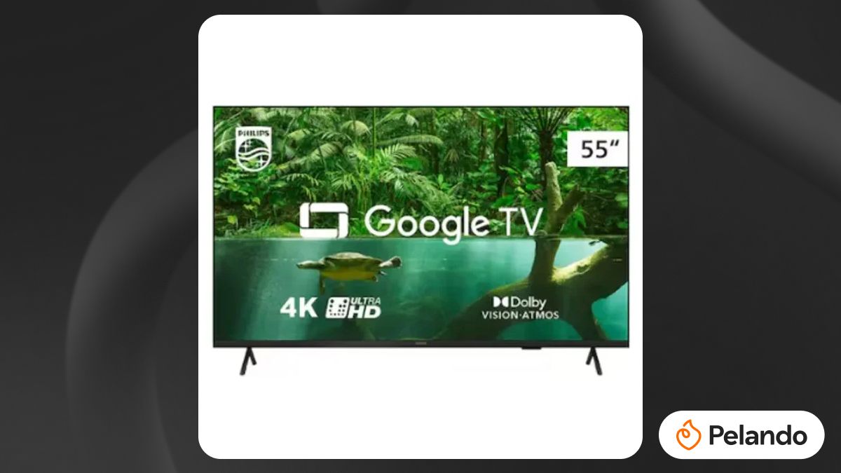Por R$ 2.038: Smart TV LED 55" Ultra HD 4K Philips 55PUG7408/78 com ...