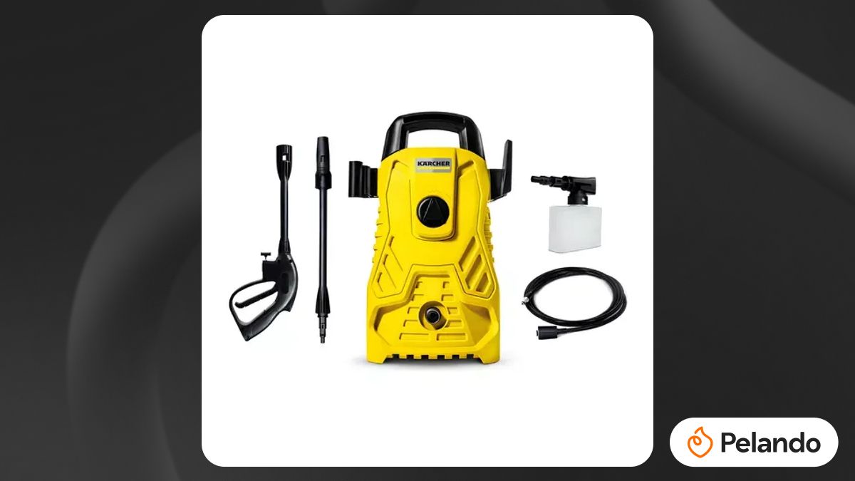 Por R$ 299: Lavadora De Alta Pressão Karcher Compacta 1500PSI 1400W ...