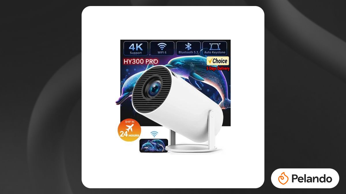 Por R$ 177: Projetor portátil do cinema home, andróide 11, WiFi duplo 6 ...