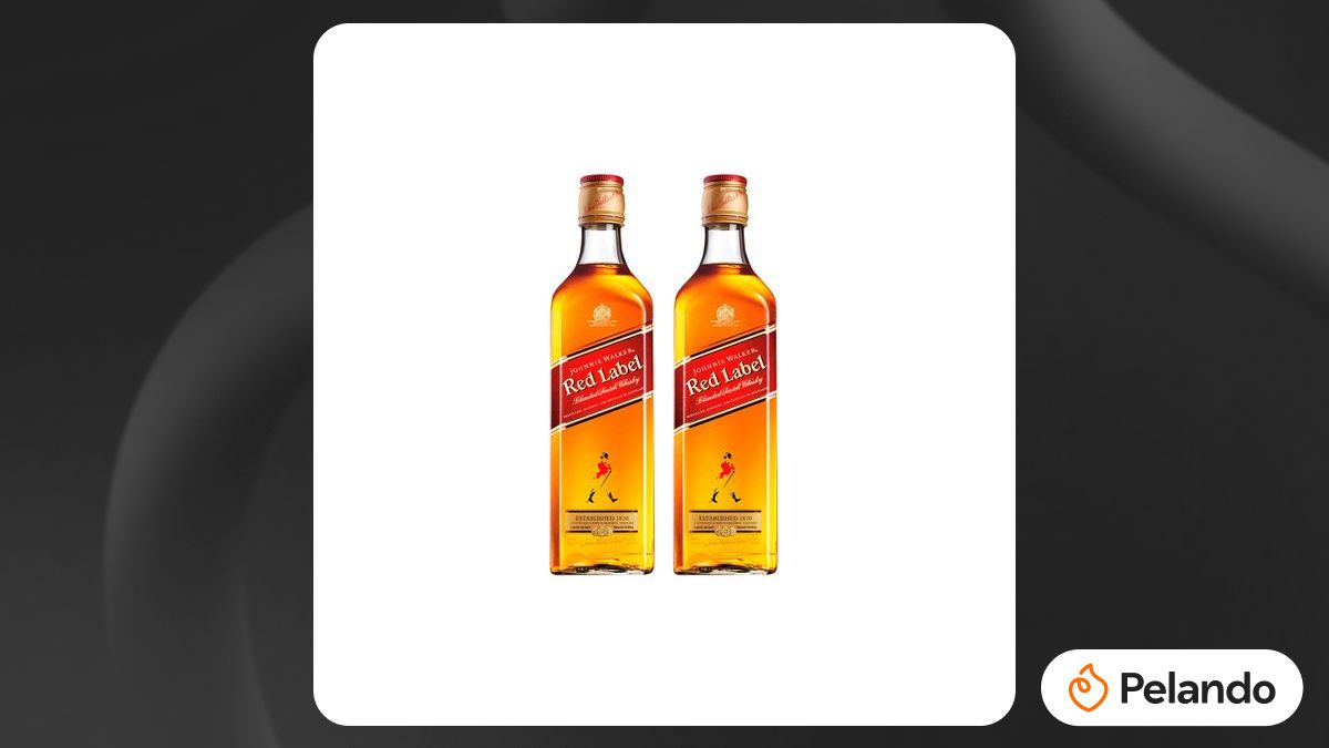 Por R$ 79,80: Whisky Johnnie Walker Red Label 500ml 2 Unidades | Pelando