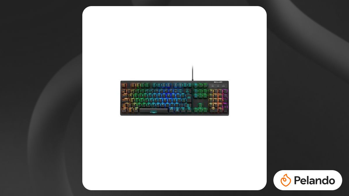 Por R$ 169: Teclado Gamer Mecânico Sharkoon Skiller, Switch Red RGB ...