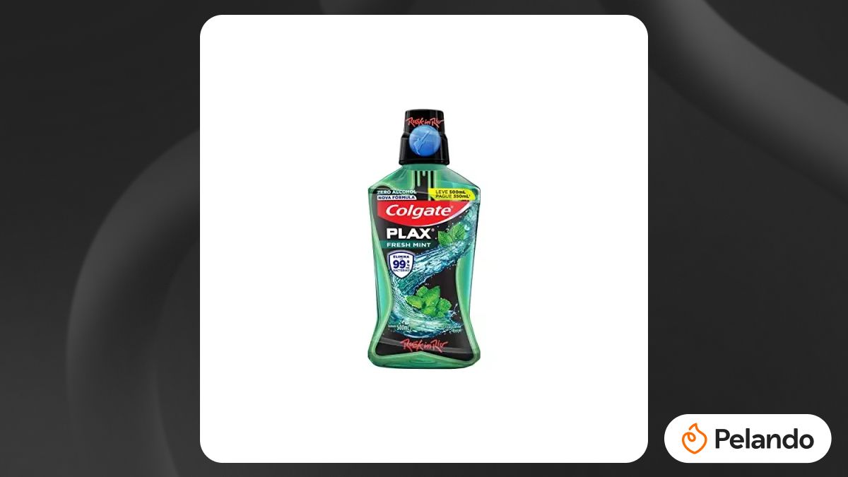 Por R$ 11,00: [Cada/REC/3Unid] Enxaguante Bucal Colgate Plax Fresh Mint ...