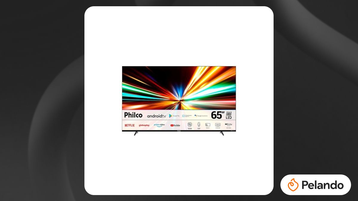 Por R$ 2.999: Smart TV LED 65 4K Philco PTV65G10AG11SK Android TV ...