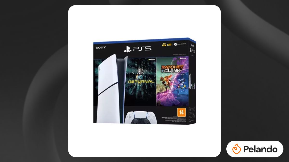 Por R$ 2.799: (CC Santander 2599) Console PlayStation 5 Digital Slim ...