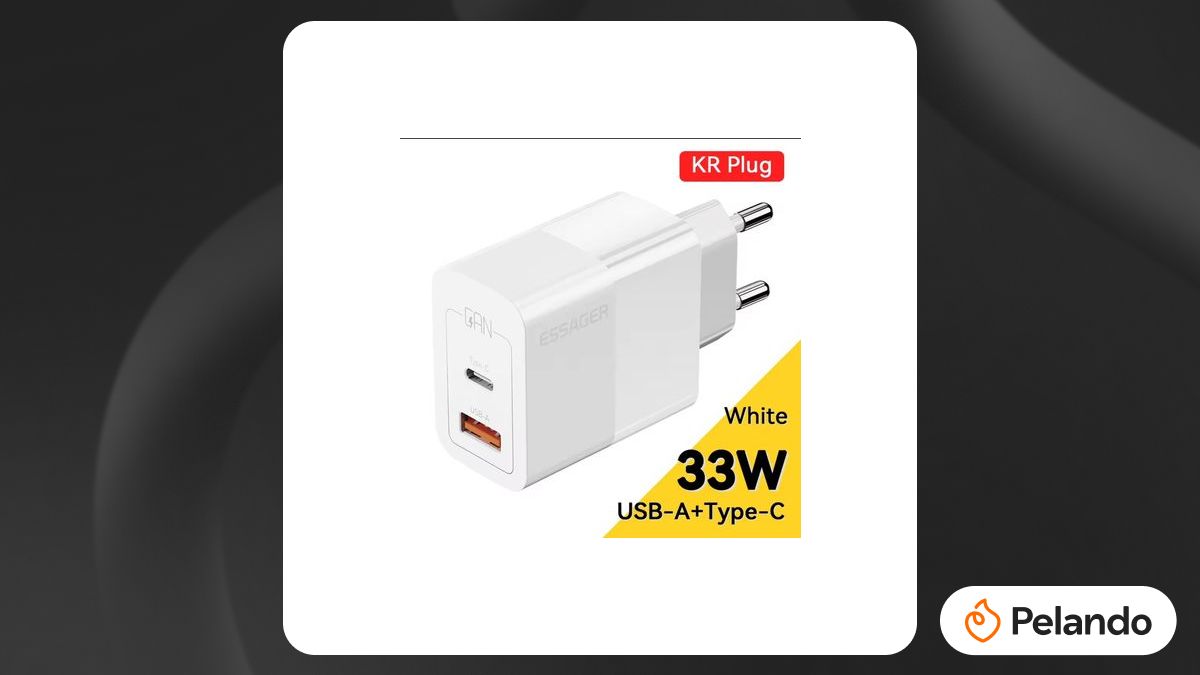 Por R$ 80,46: [Taxa Inclusa/Gpay] 3 Carregadores Essager USB C 33W GaN ...