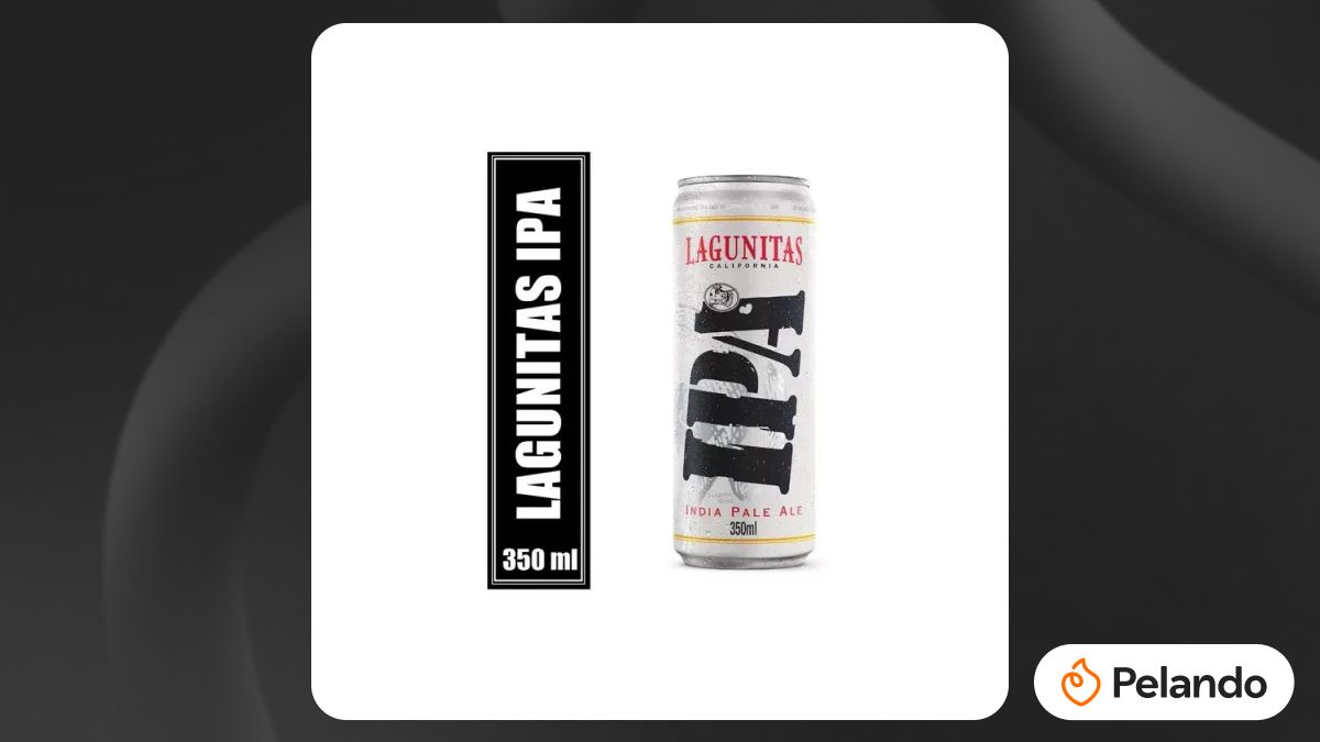 Por R$ 4,89: Cerveja Ipa India Pale Ale Lagunitas Lata 350ml | Pelando
