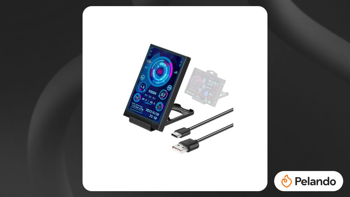 Por R$ 116: Monitor de computador para mini itx caso 3.5 Polegada | Pelando