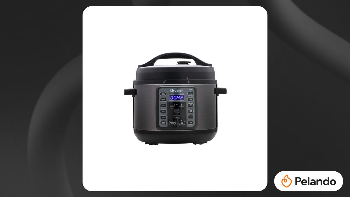 Por R$ 319: Panela de Pressão Elétrica Digital Gallant 4L GPP04 15 ...