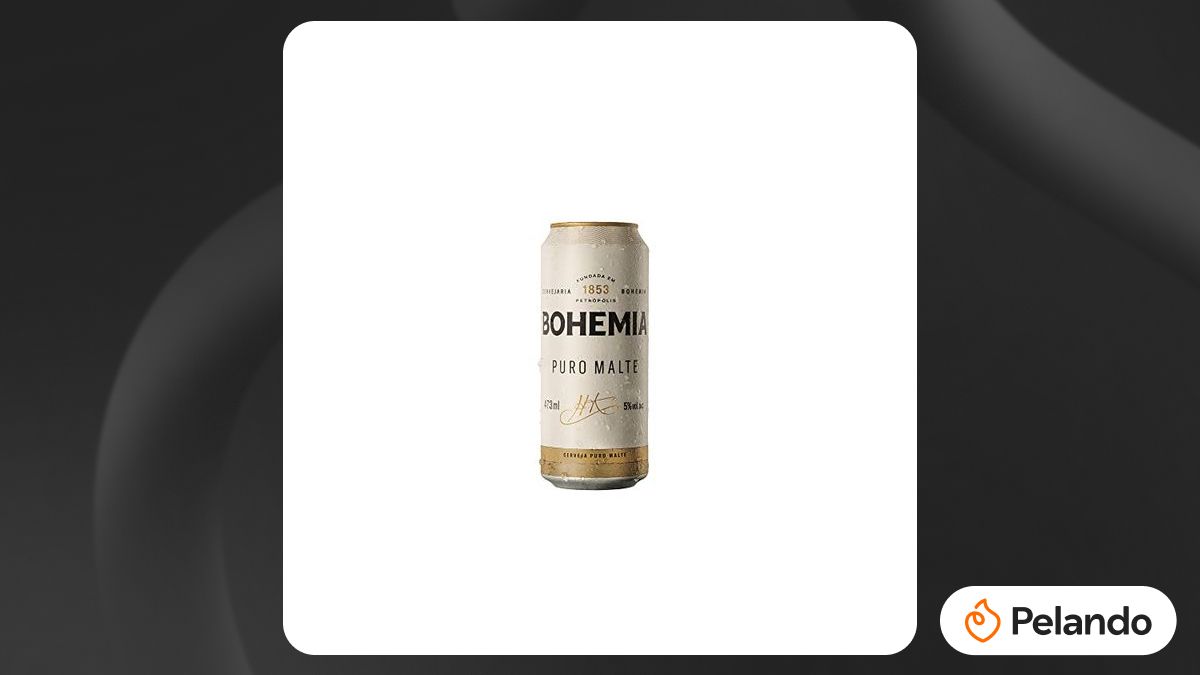 Por R$ 3,55: Cerveja Bohemia Puro Malte, Lata, 473ml 1un | Pelando