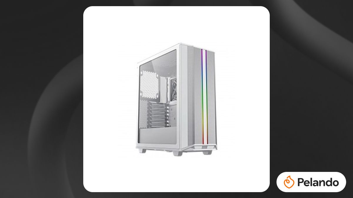 Por R$ 369: Gabinete Gamer Gamemax Precision, ARGB, 8808, White, Mid Tower, Vidro Temperado, E ...