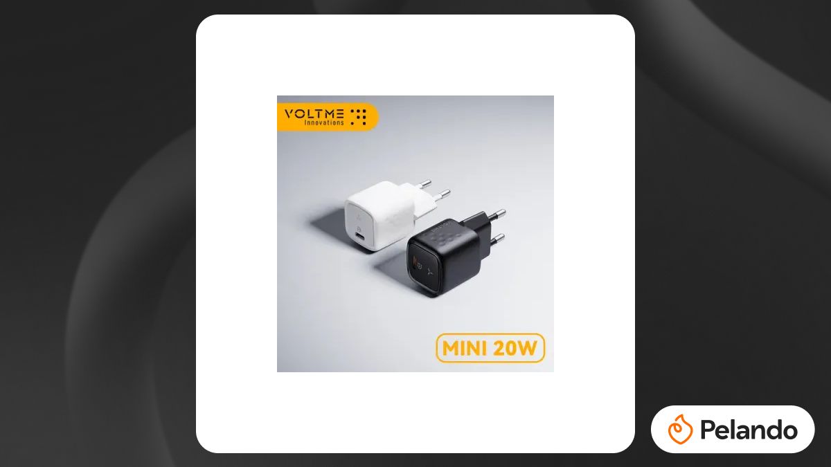 Por R$ 75: [R$3,89 Moedas/APP] Voltme 20w Mini Usb Tipo C Carregador de carregamento Rápido ...