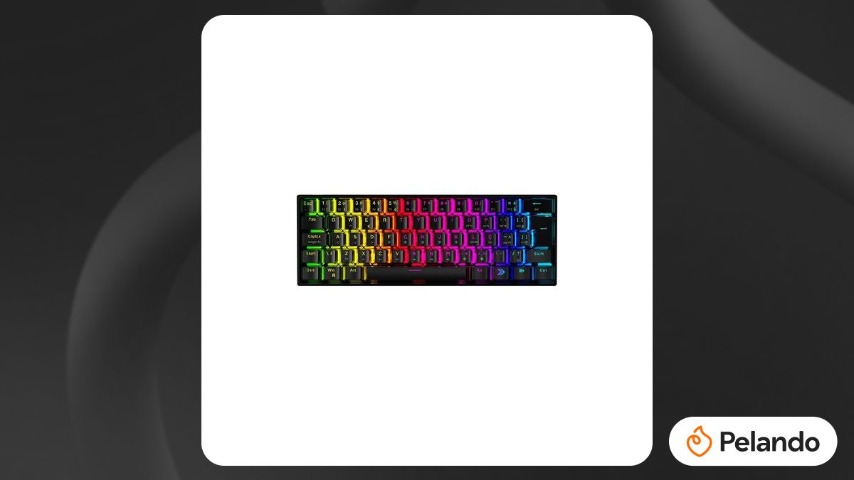 Por R$ 160: [APP] Teclado Mecânico Gamer KBM! GAMING TG600, Preto, 60% ...