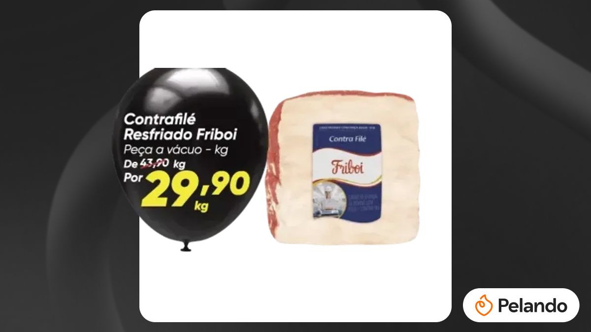 Por R$ 29,90: [Loja Física] Contra File Friboi KG | Pelando