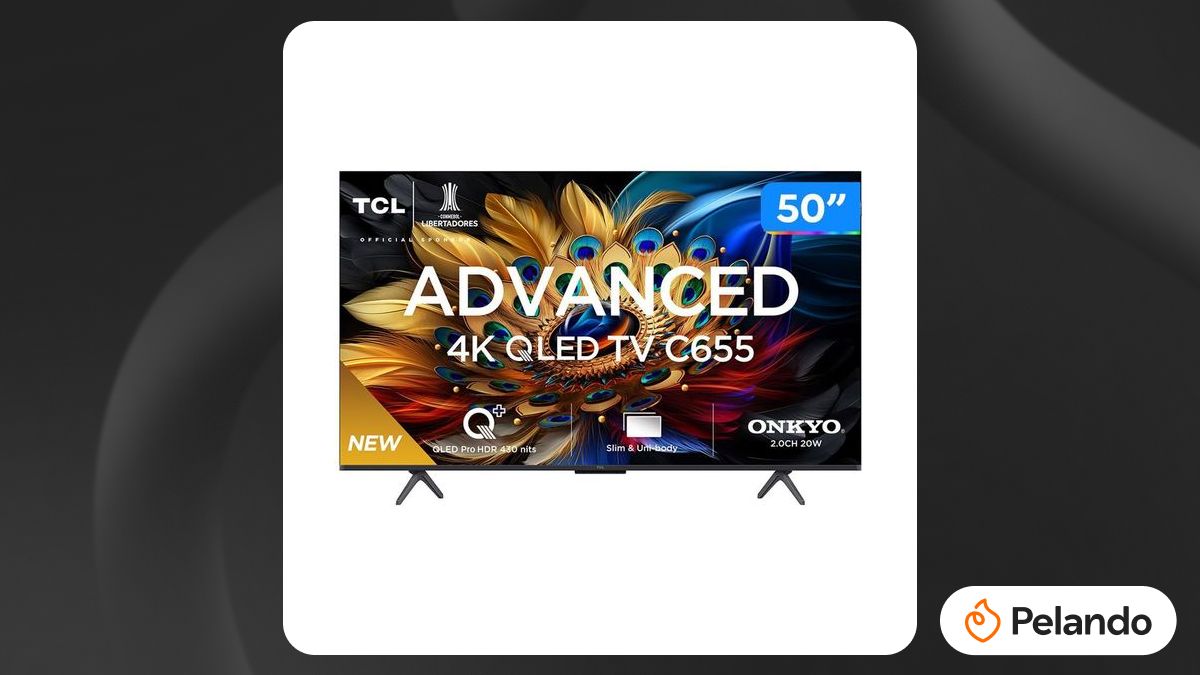 Por R$ 1.764: Smart TV 50” 4K UHD QLED TCL 50C655 Wi-Fi | Pelando