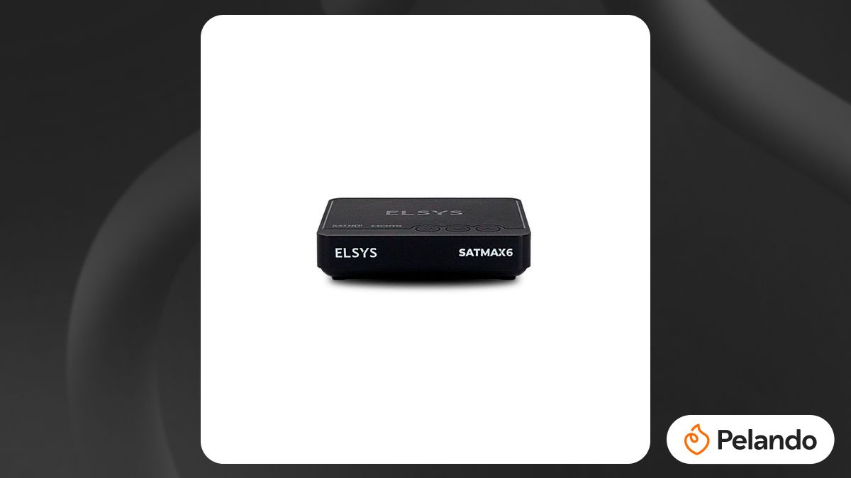 Por R$ 69: Receptor de TV Via Satelite ELSYS Sathd Satmax 6, Full HD, USB e HDMI, Preto - ETRS72 ...