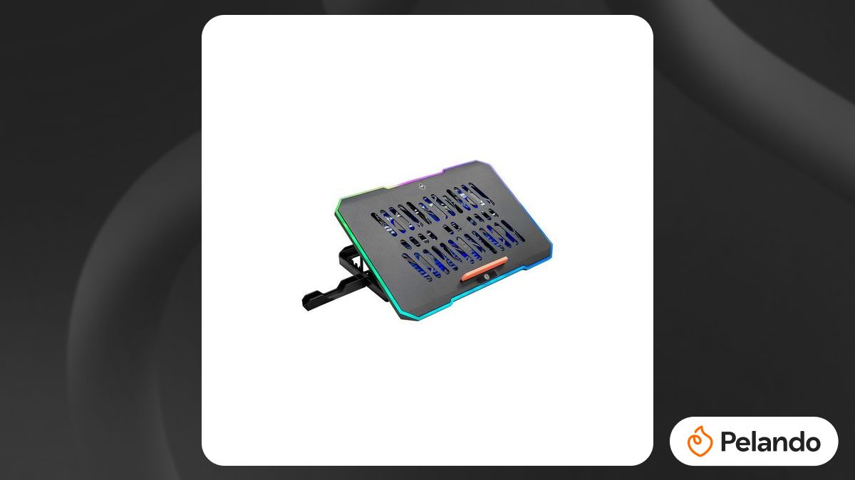 Por R$ 86,00: Base Para Notebook Mancer Aloy, RGB, Ate 17 Pol, Preto ...