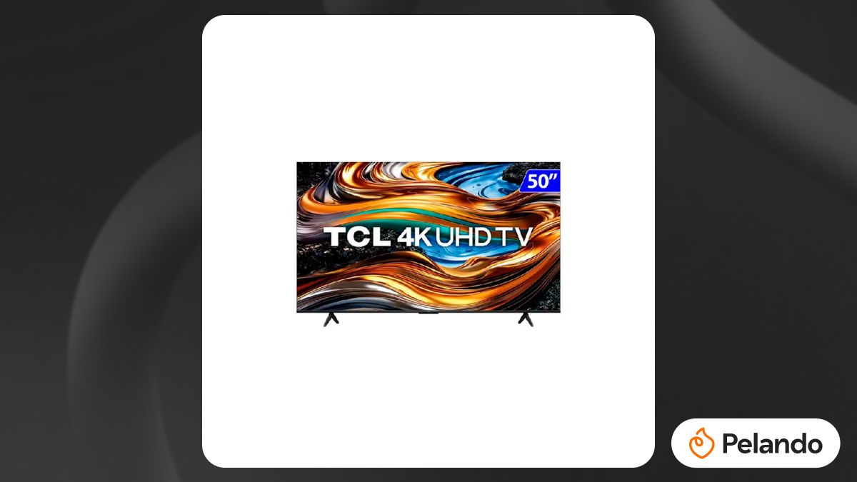 Por R$ 1.699: Smart Tv Tcl 50 Polegadas 50P755 Led Smart 4k UHD Wifi Dual Voz Google Assist ...