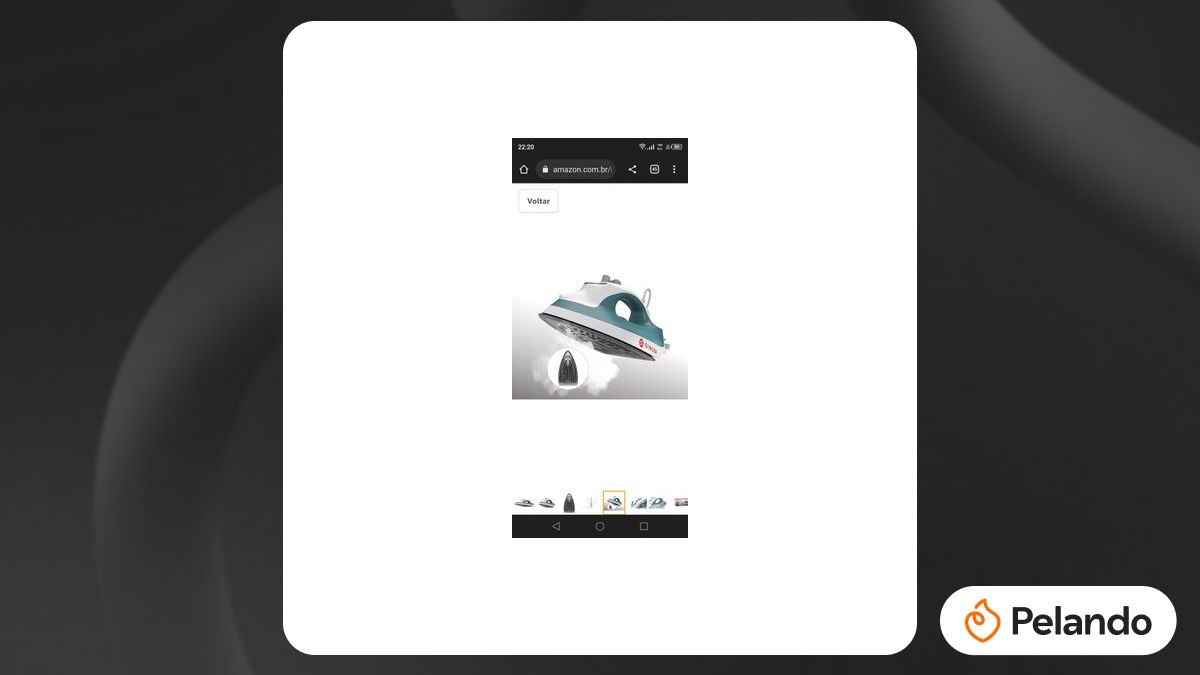 Por R$ 71,91: Ferro de Passar a Vapor Singer, Steamchoice 2.0, 1200W ...