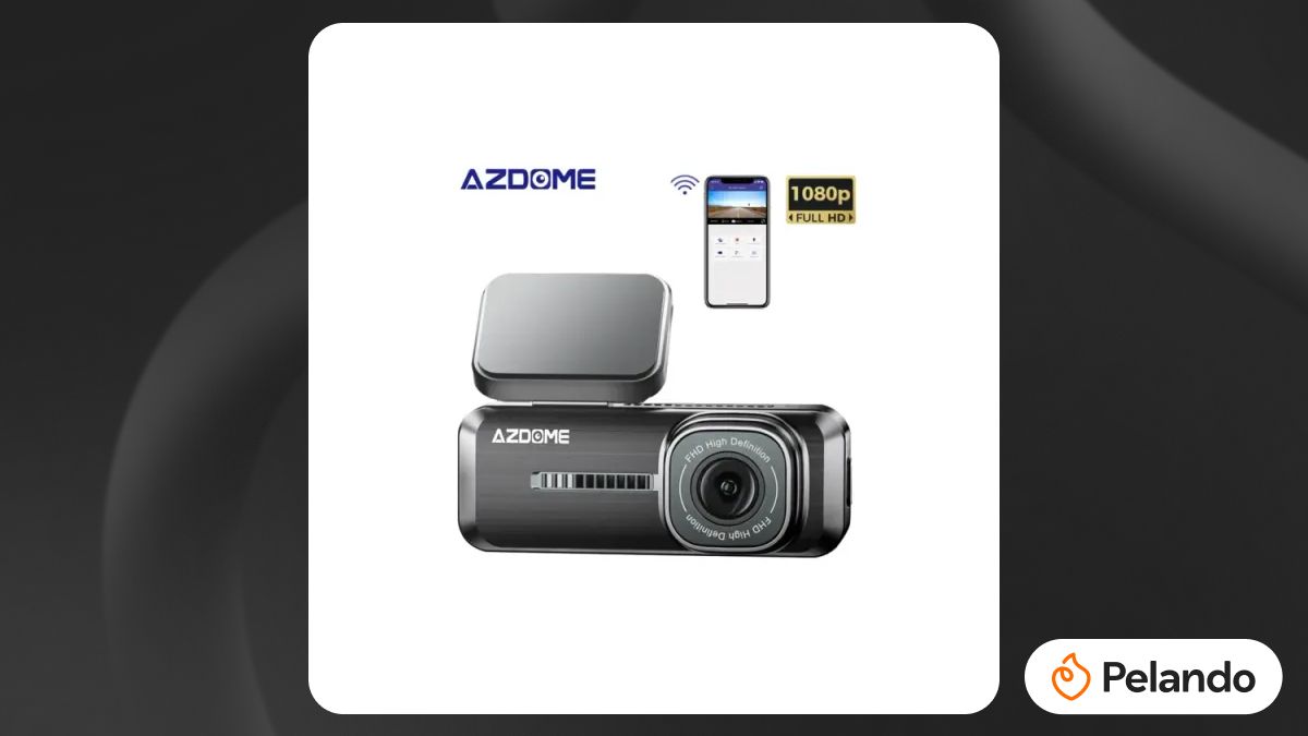 Por R$ 164: [TAXAS INCLUSAS] Azdome m200 dash cam controle de voz 2k ...