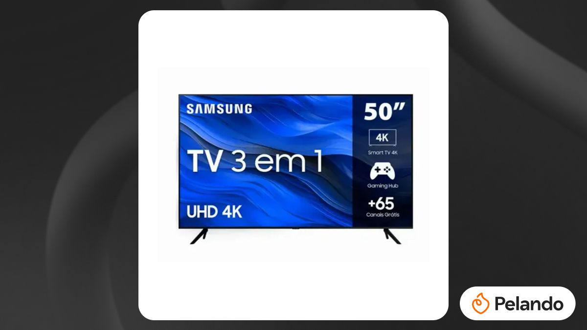 Por R$ 1.799: [REEMBALADO] Smart TV Samsung 50 Polegadas 4K UHD ...