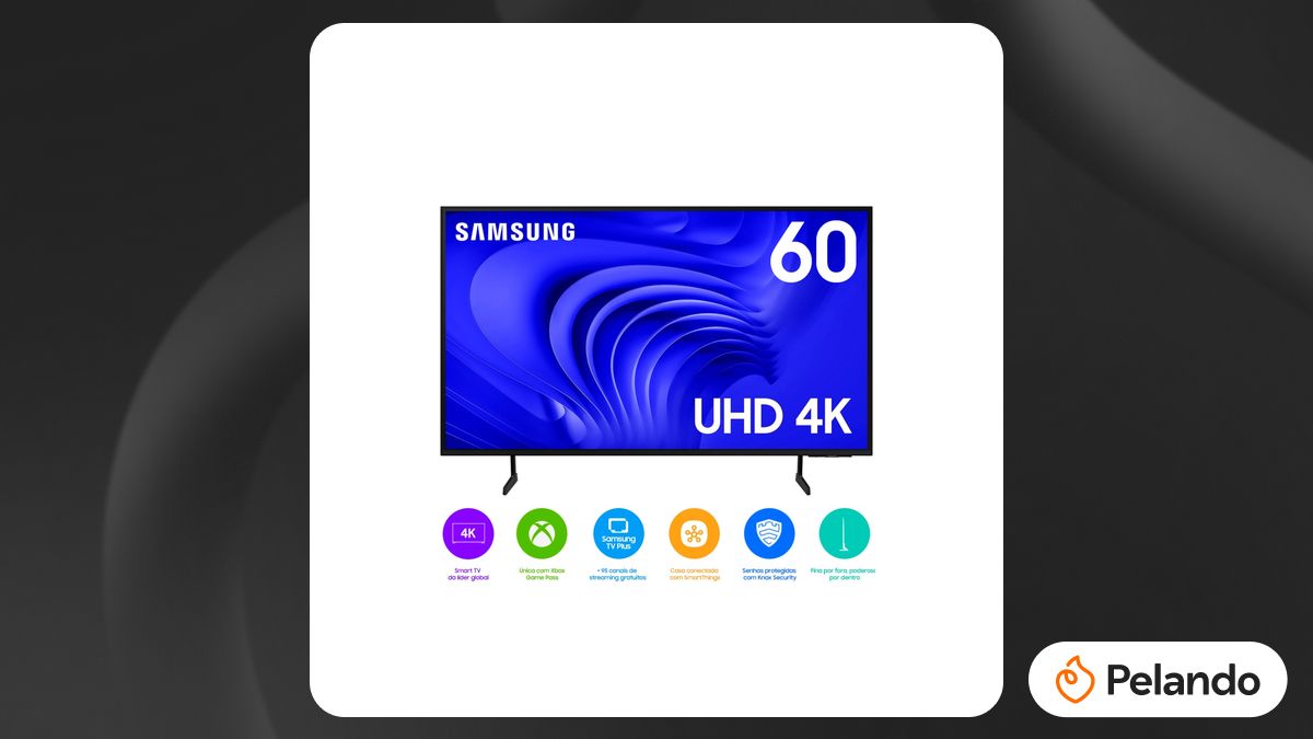 Por R$ 2.648: Samsung Smart TV 60 Polegadas 4K 60DU7700 2024 ...
