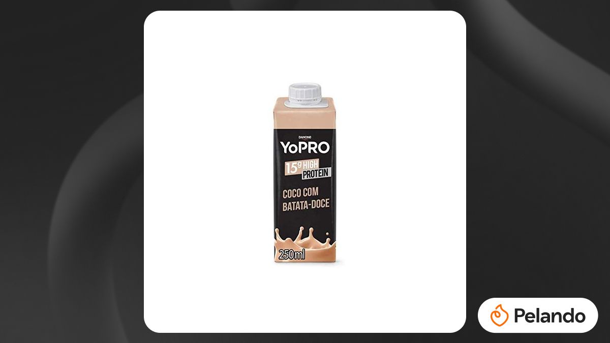 Por R$ 2,79: [APP] YoPRO Bebida Láctea UHT, Coco com Batata-Doce, 15g ...