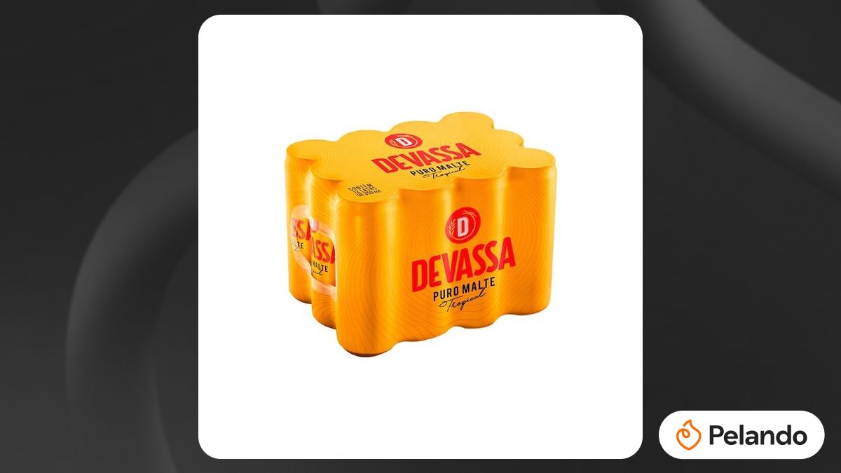 Por R$ 24,10: Cerveja Lager Puro Malte Tropical Devassa Lata 350ml - 12 ...