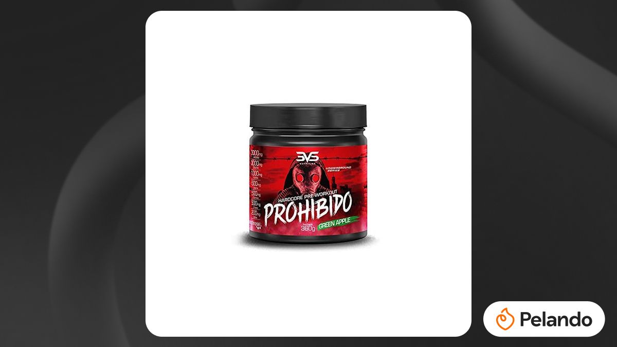 Por R$ 79,90: Pré Treino Prohibido Sabor Maça Verde |Hardcore Pre ...