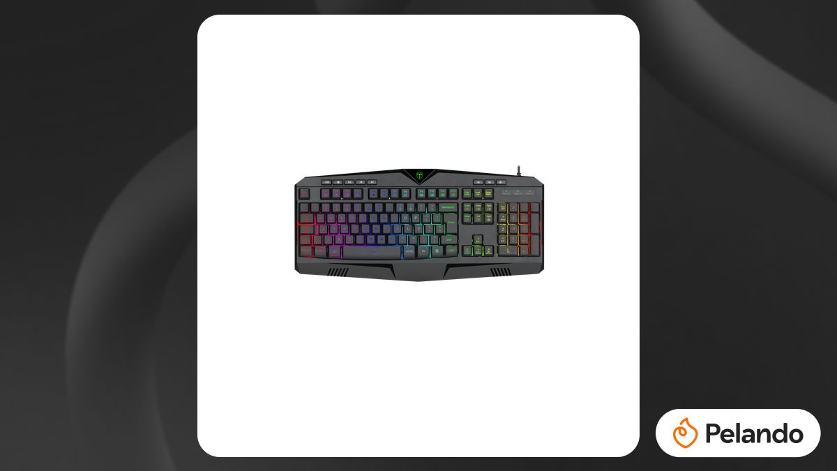 Por R$ 119: Teclado Gamer T-Dagger Submarine RGB, Membrana, ABNT2, Black | Pelando