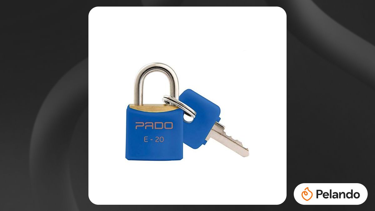 Por R$ 18,11: CADEADO CORES SM LT-20MM AZUL, Pado, 51016378 | Pelando