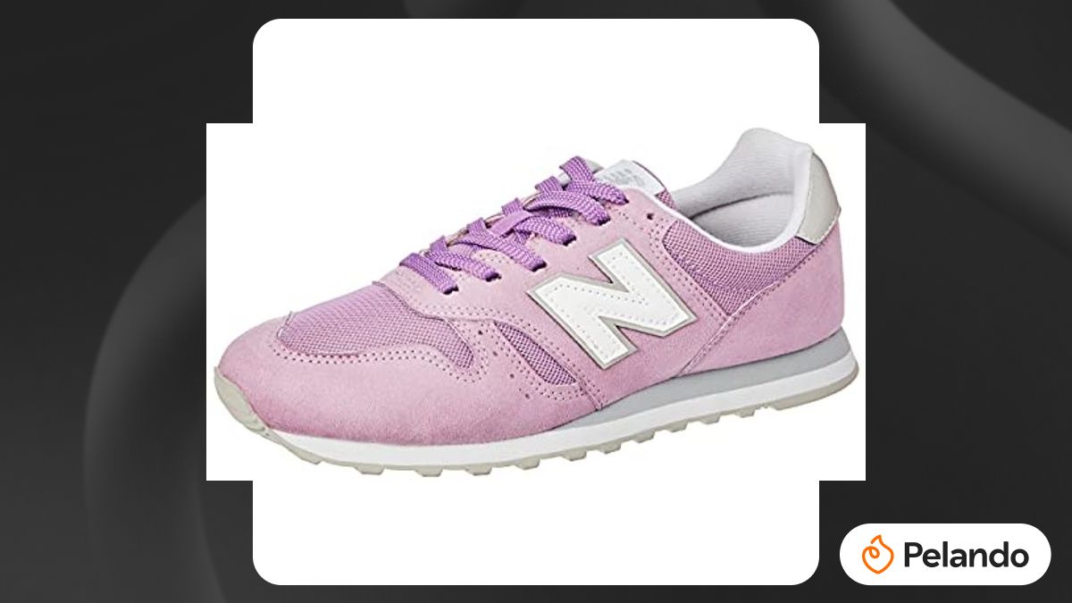 Por R$ 145: Tênis New Balance 373, Feminino, Lilas/Prata, 34 | Pelando