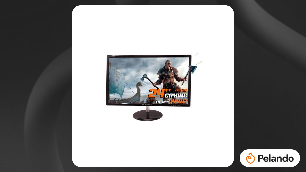 Por R$ 999: Monitor Gamer Bluecase 24 Pol, Full HD, 144Hz, 1ms, BM242GW ...