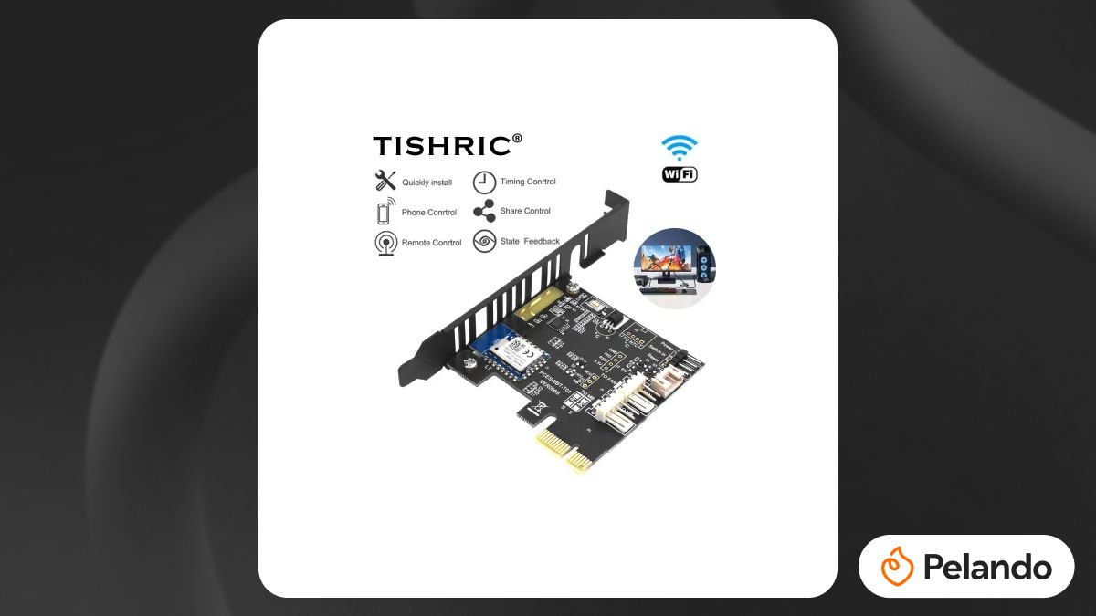 Por R$ 28,00: [App/Taxa Inclusa] Placa WiFi PCI Express Tuya Suporte Alexa e Google Home para PC ...