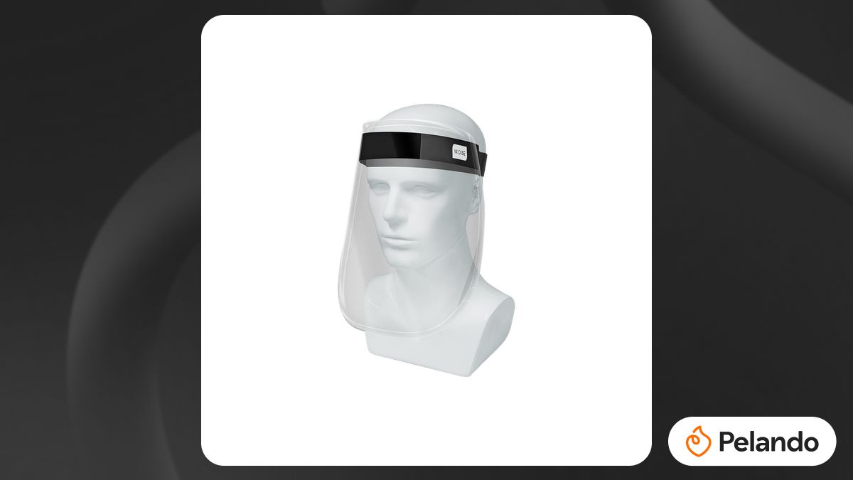 Por R$ 9,99: Face Shield Premium Adulto VX Case com Arco Flexível ...