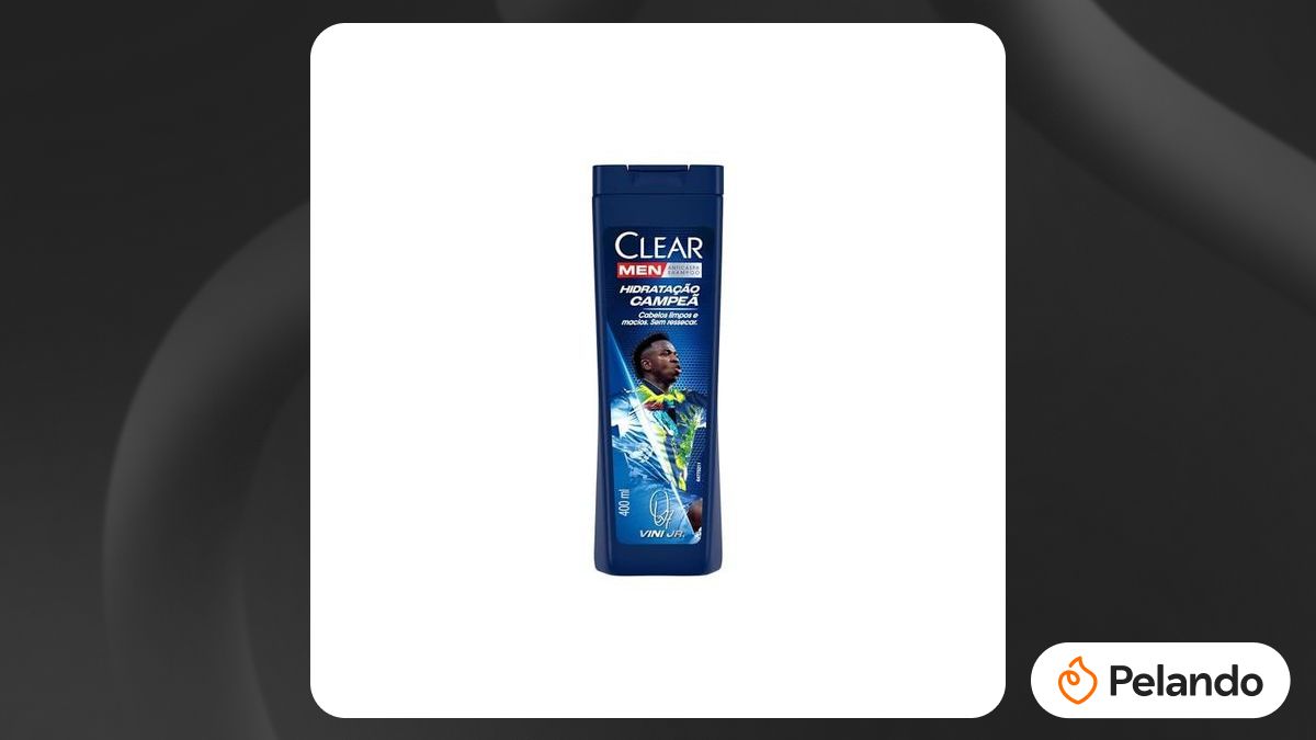 Por R$ 17,89: [Rec/+ por - R$16] Clear Men Shampoo Anticaspa Vini Jr ...