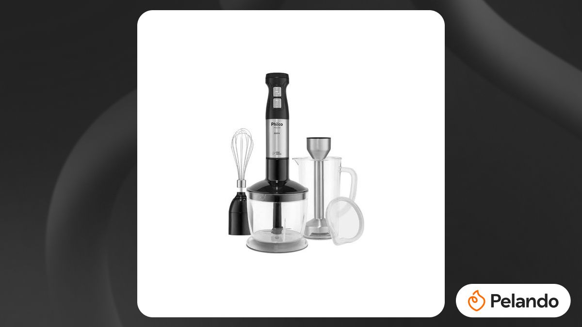 Por R$ 186: Mixer Philco PMX2000 3 em 1 Inox 800W 220V | Pelando