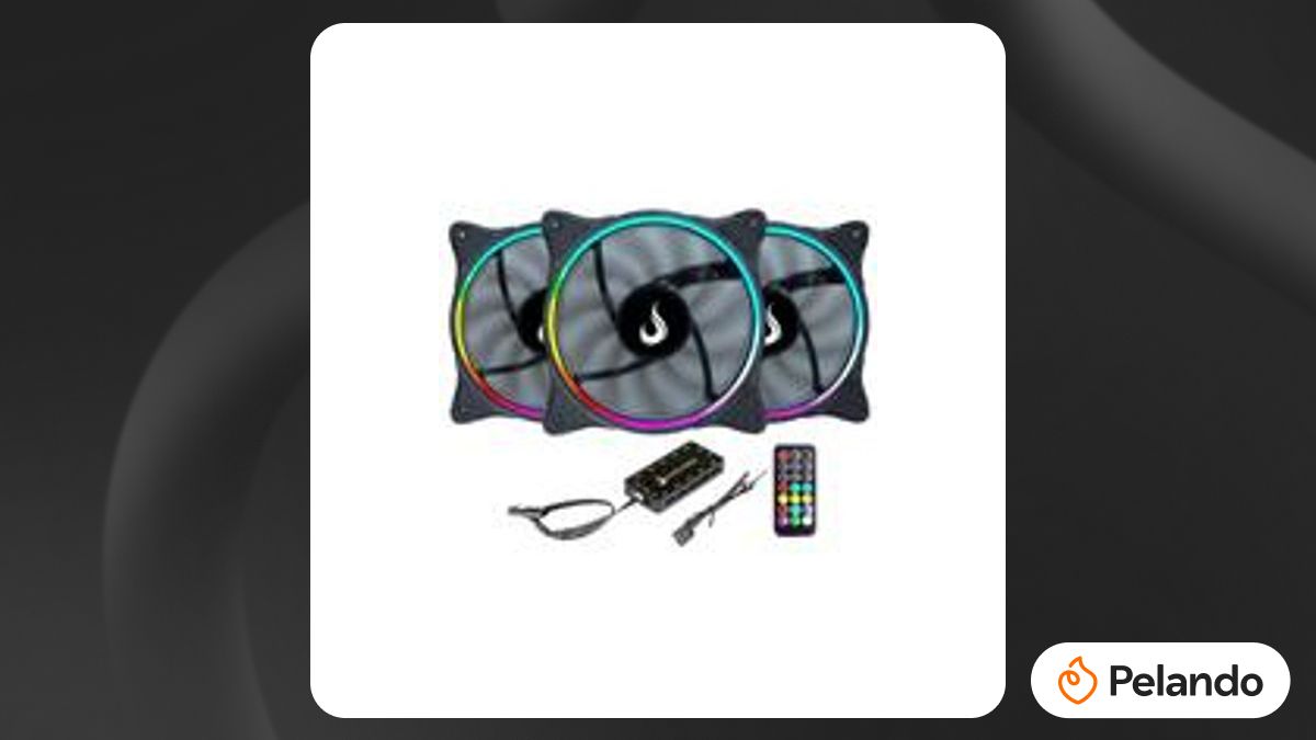 Por R$ 68,39: Cooler Fan Rise Mode Laser, 3 Unidades, 120mm, ARGB ...
