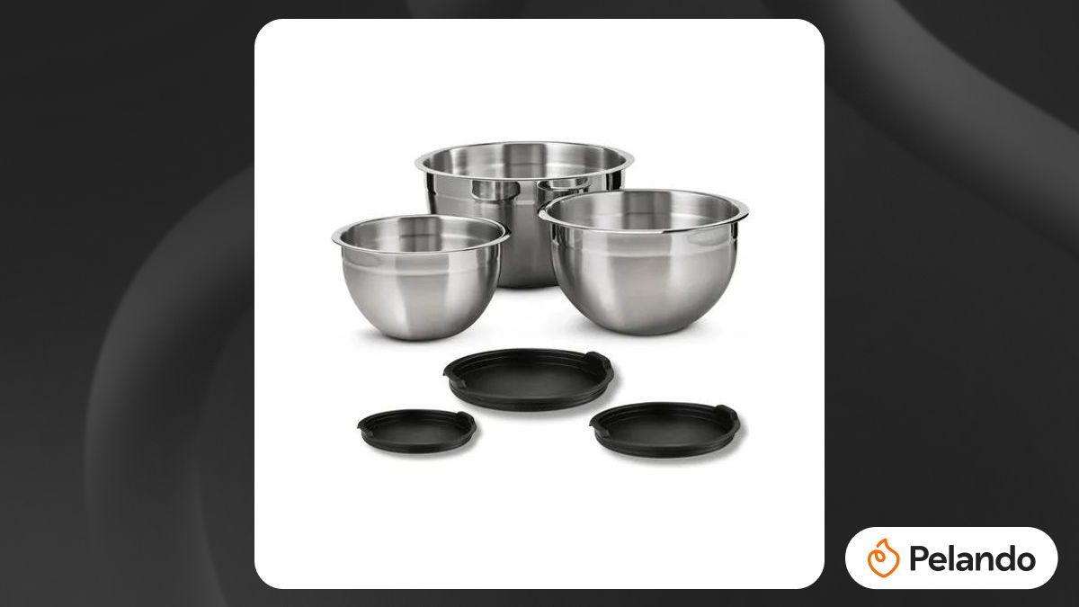 Por R$ 64: Conjunto 3 Bowls Inox com Tampas Plásticas | Pelando