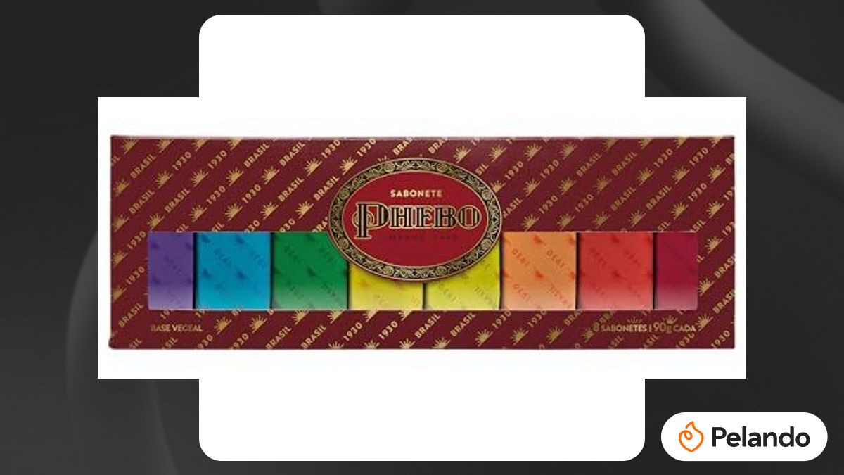 Por R$ 28,34: [REC/ +POR- R$25,19] Phebo Caixa de Sabonetes, Vinho, 90g ...